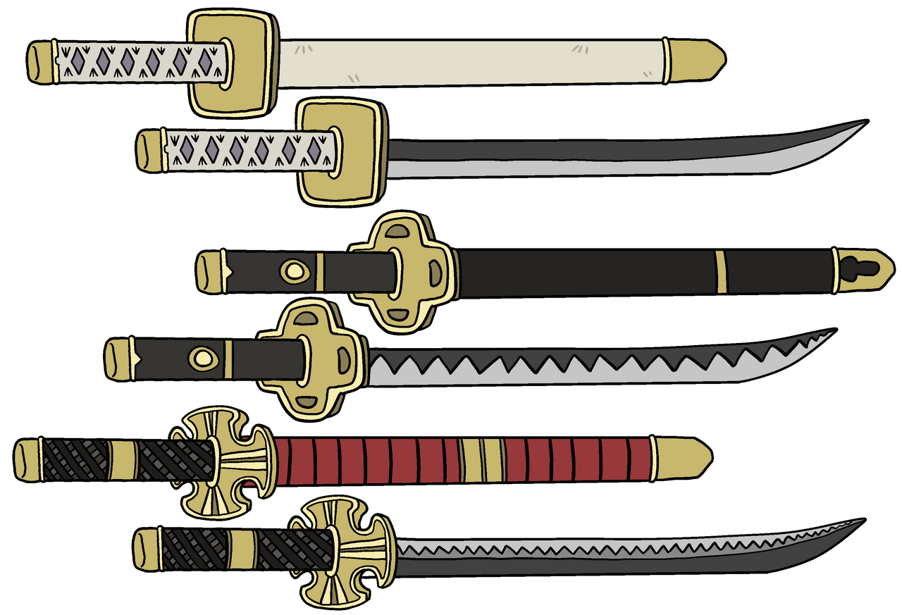 Zoro's Swords by Jomadis on DeviantArt Zoro's Swords by Jomadis on DeviantArt