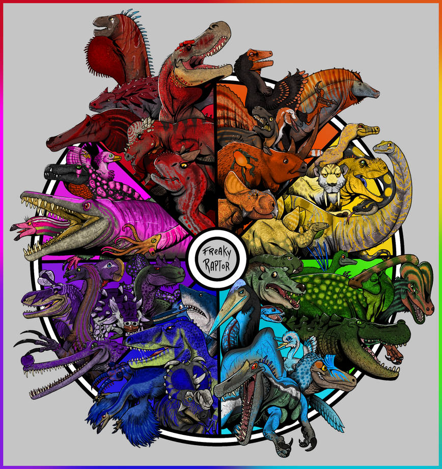 Challenge Prehistoric Colors By Freakyraptor On Deviantart