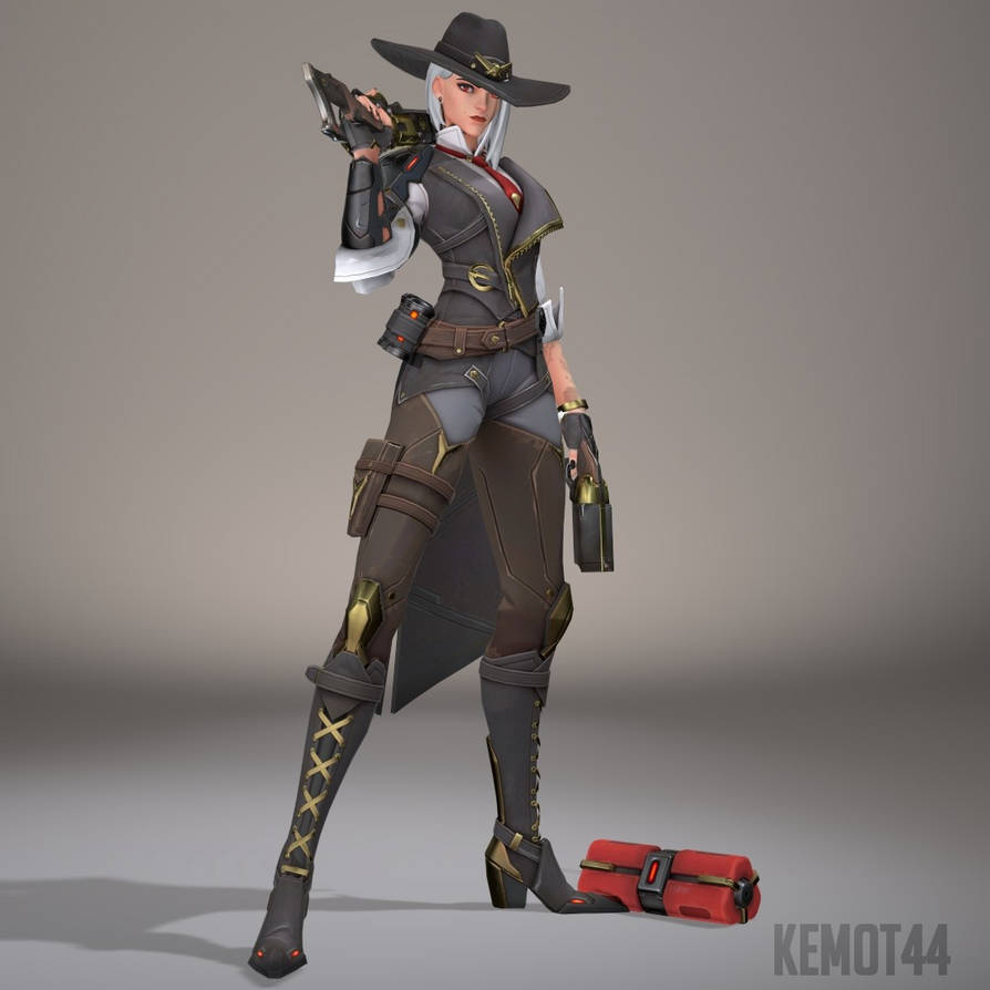 Ashe Classic Overwatch Model By Kemot44 On Deviantart
