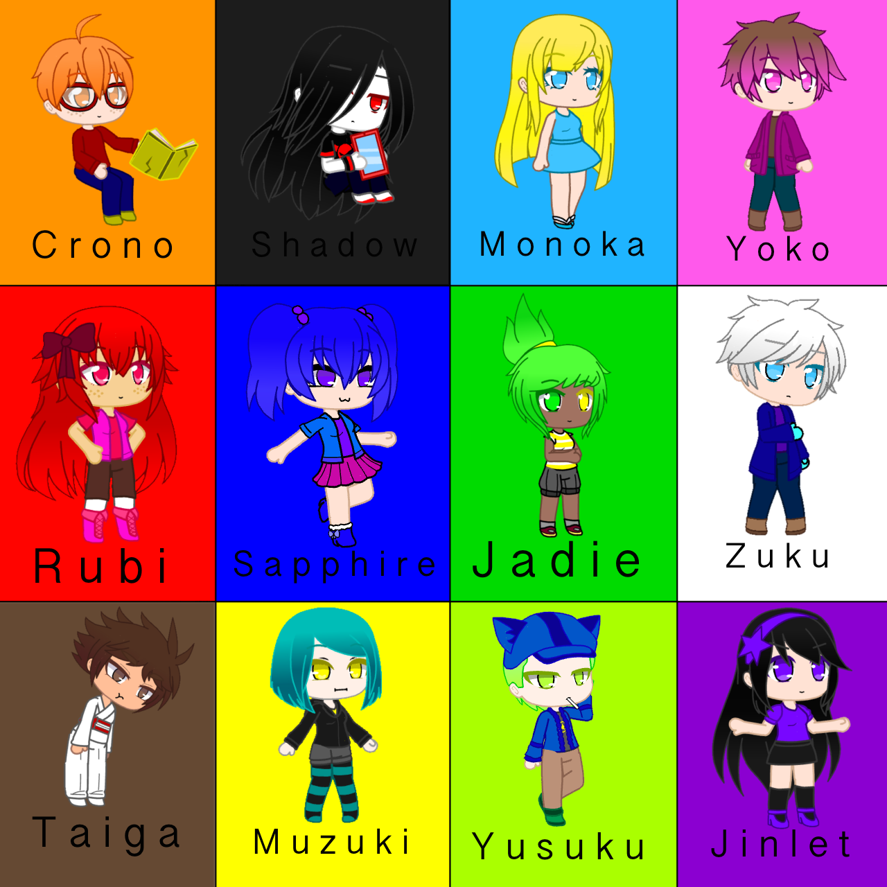 My Anime Ocs By Redheart17 On Deviantart
