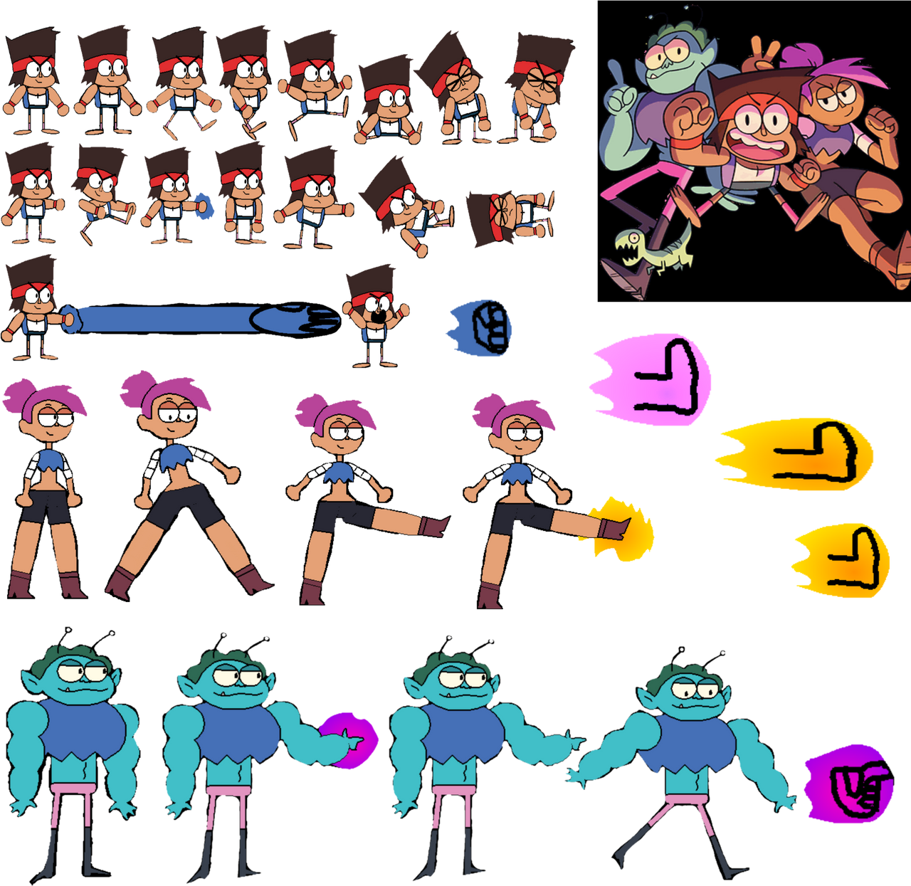 Ok Ko Sprite Sheet By Popgamer06 On Deviantart
