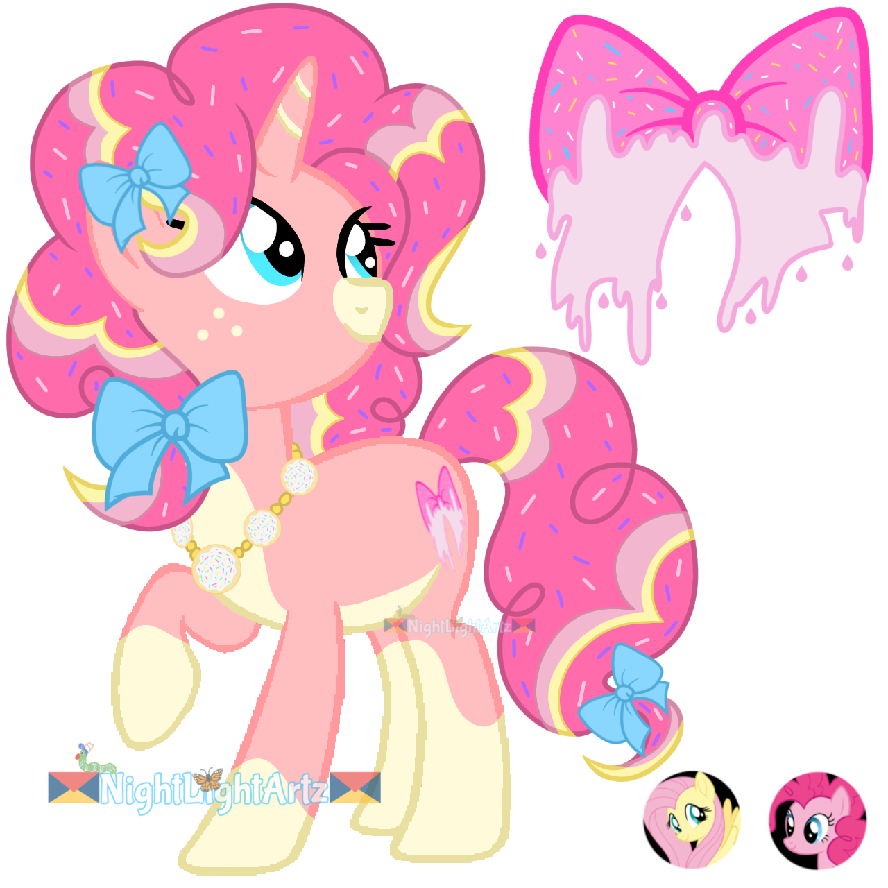Custom Comm Fluttershy X Pinkie Pie By Nightlightartz On Deviantart