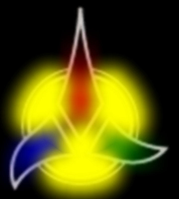 glowing Klingon Symbol by kirneh001 on DeviantArt