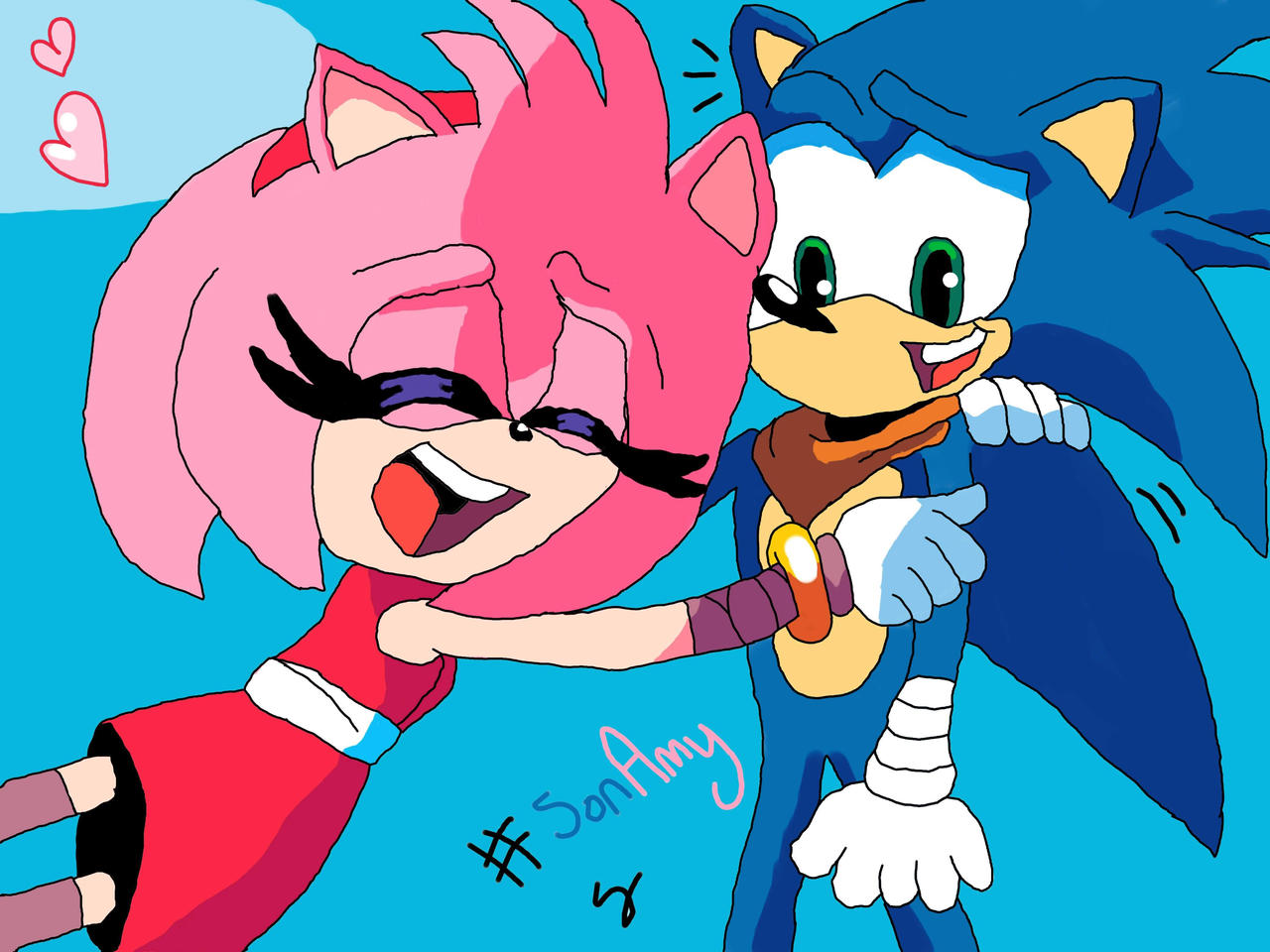 Sonamy Boom By Supereeveelover On Deviantart