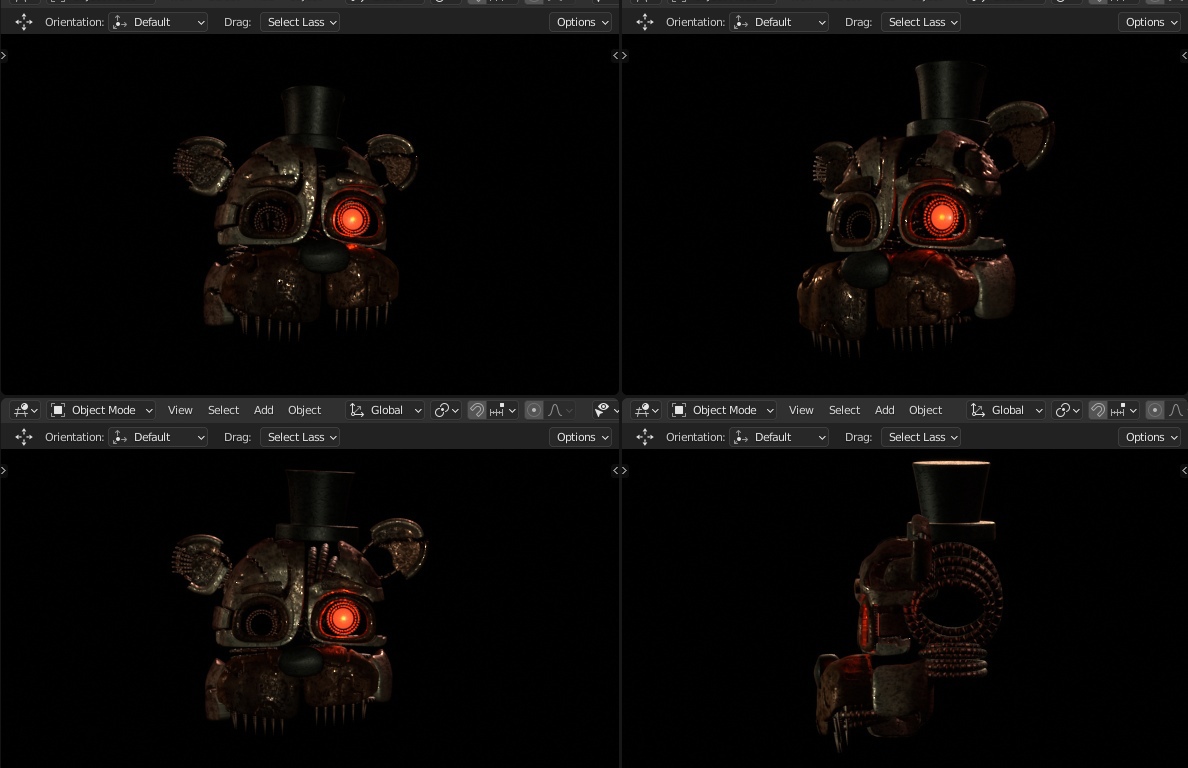 Stylized Molten Freddy Wip1 By Hisyt On Deviantart