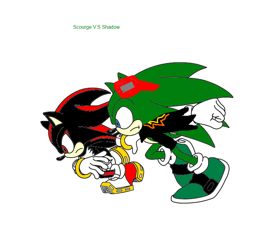Scourge Vs Shadow by ShadowEybOOm on DeviantArt Scourge Vs Shadow by ShadowEybOOm on DeviantArt