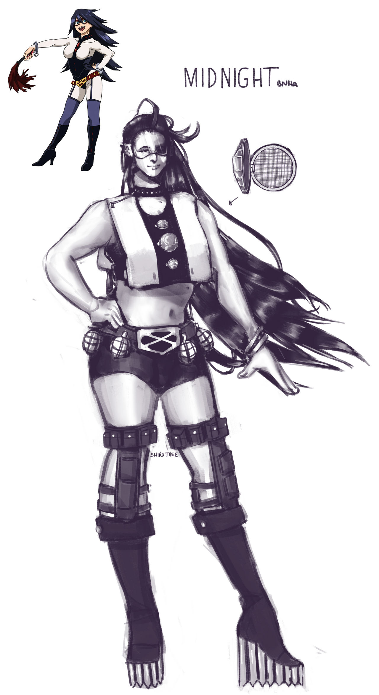 Nemuri Kayama Midnight Redesign By Shirotree On Deviantart