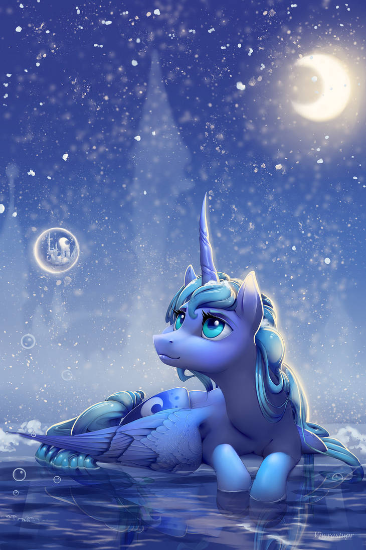 Luna In The Winter By Viwrastupr On Deviantart