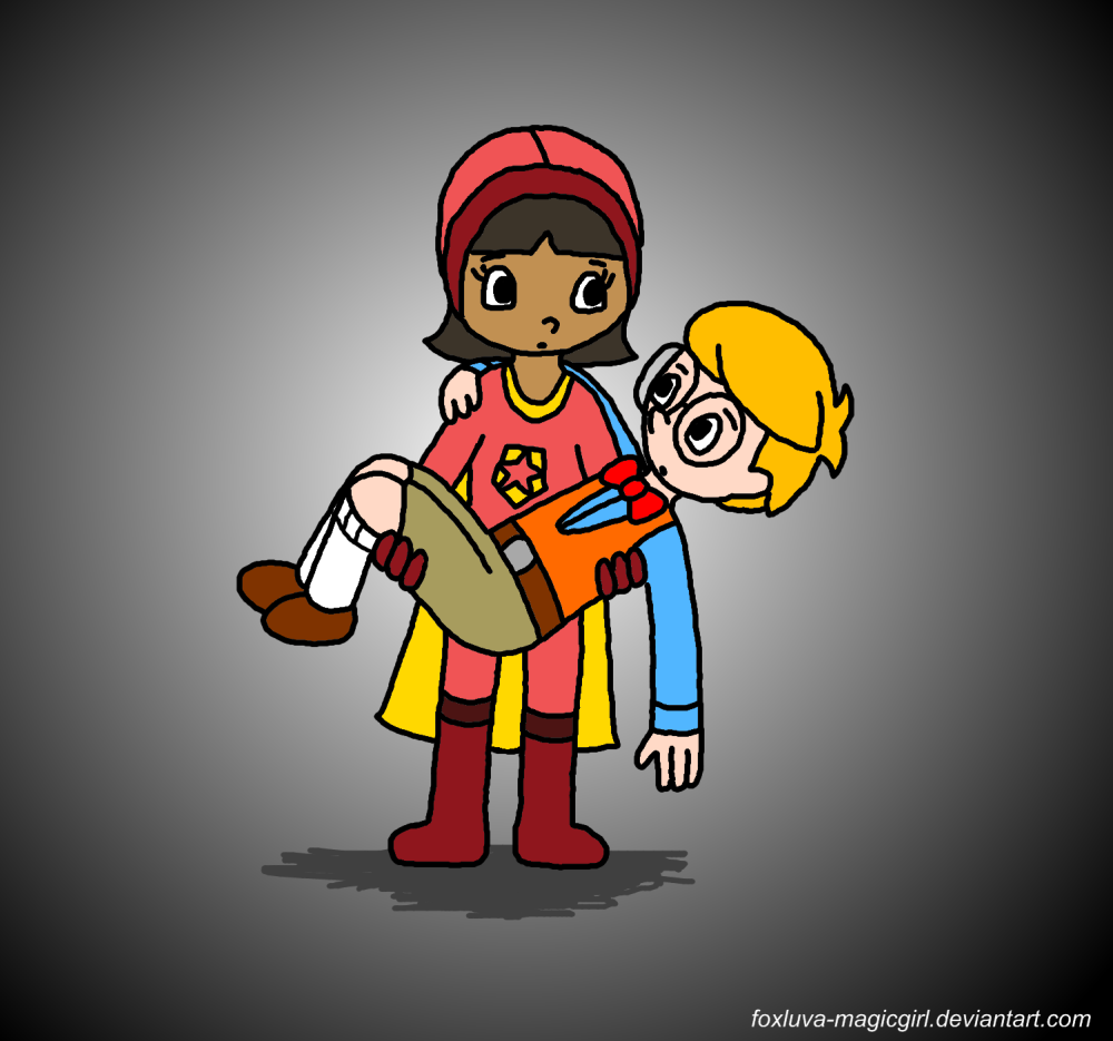Tobey In Wordgirls Arms By Escarlatafox On Deviantart