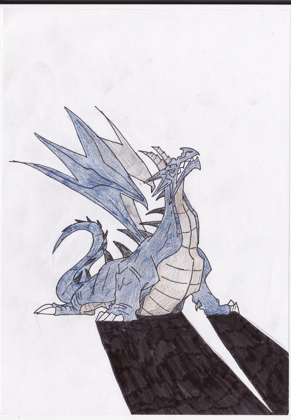 Blue Giant Dragon by Silvara69 on DeviantArt