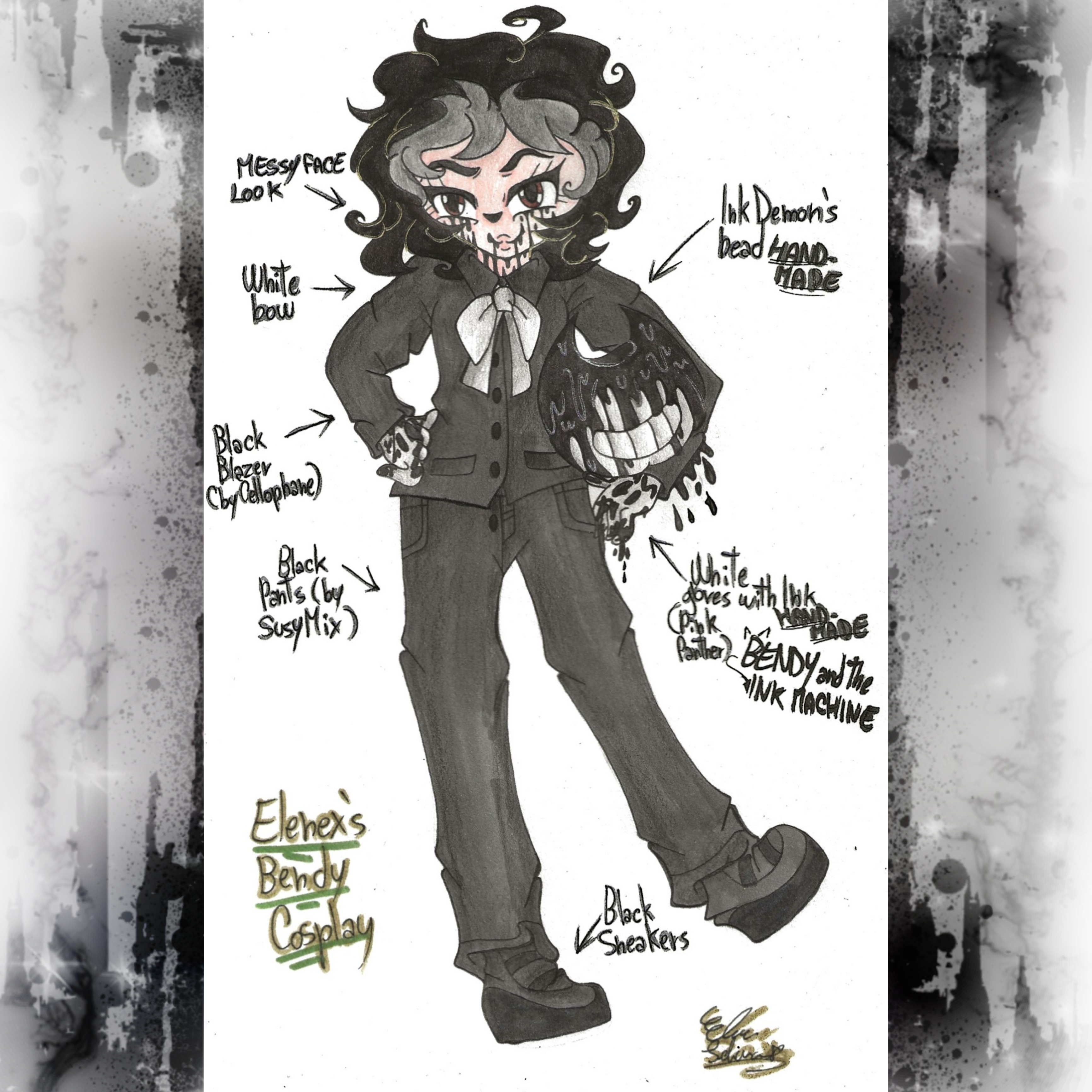 Bendy Ink Demon Cosplay By Elenexinkcartoon On Deviantart