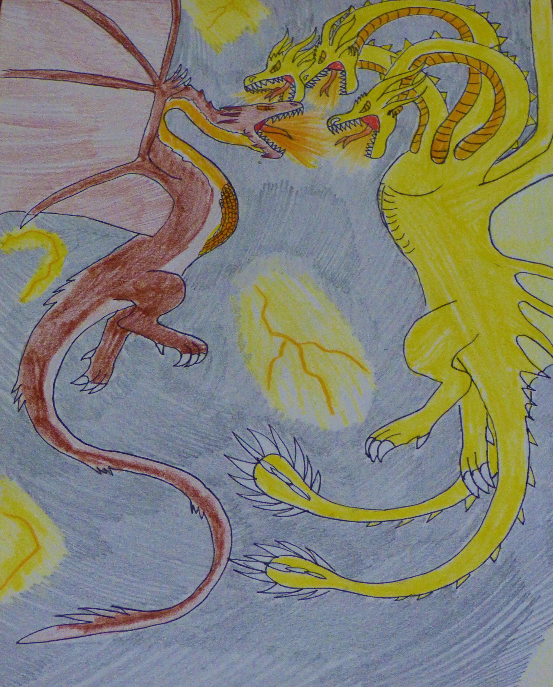 Smaug Vs King Ghidorah By Balint2002 On Deviantart