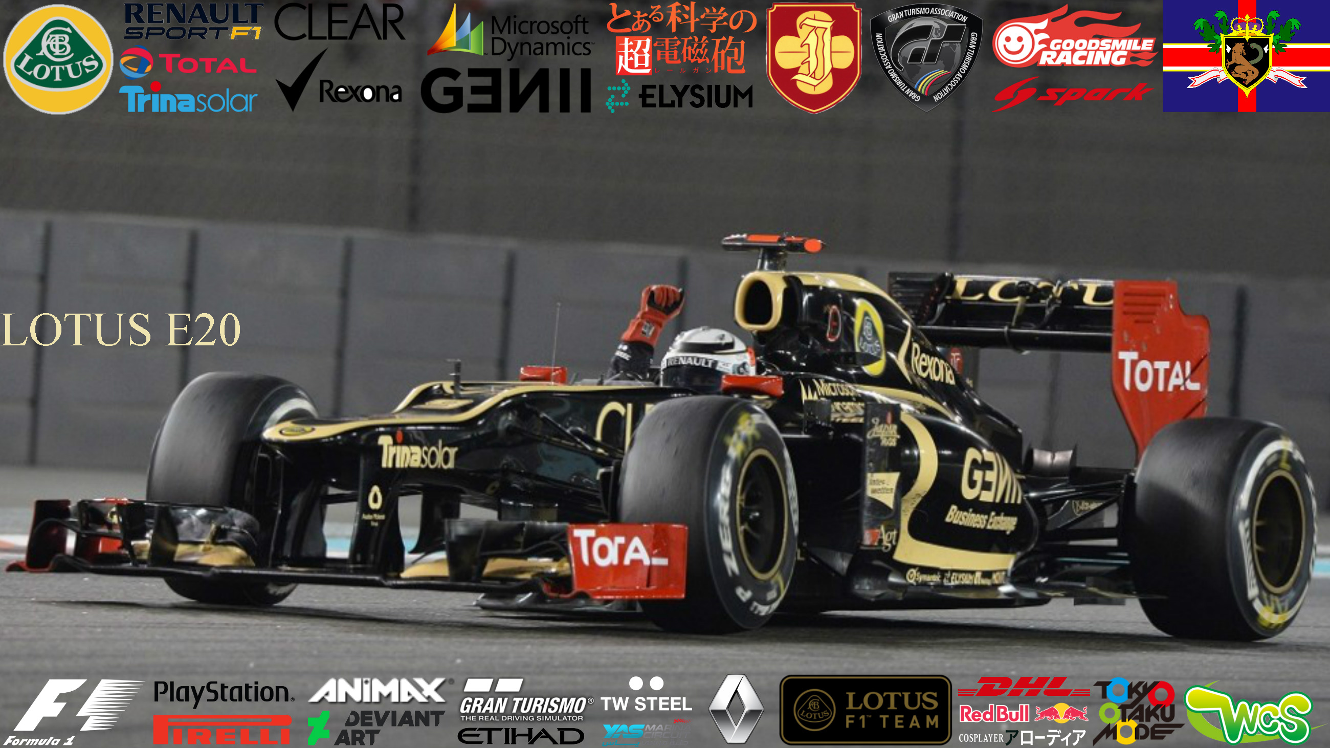 Kimi Raikkonen Lotus 2012 Abu Dhabi GP Winner by Kimi Raikkonen Lotus 2012 Abu Dhabi GP Winner by