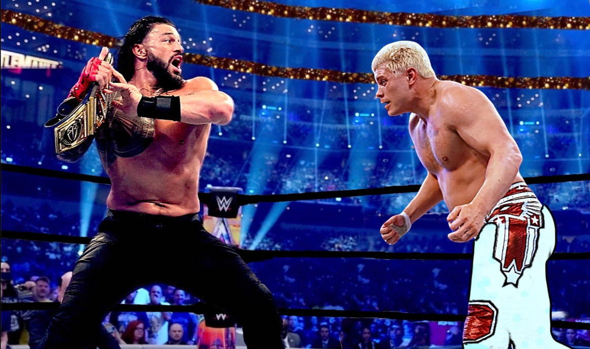 Roman Reigns Vs Cody Rhodes Wrestlemania 39 By Decentrenderz On Deviantart