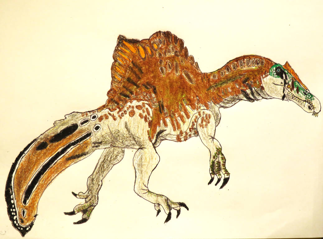 Dinovember: Spinosaurus (Day 13) by Sabreleopard on DeviantArt Dinovember: Spinosaurus (Day 13) by Sabreleopard on DeviantArt
