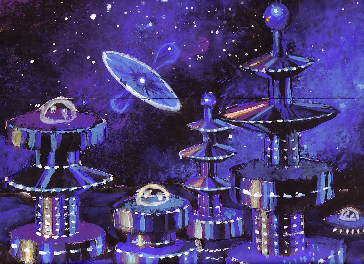 Space city by DeCORinASON on DeviantArt