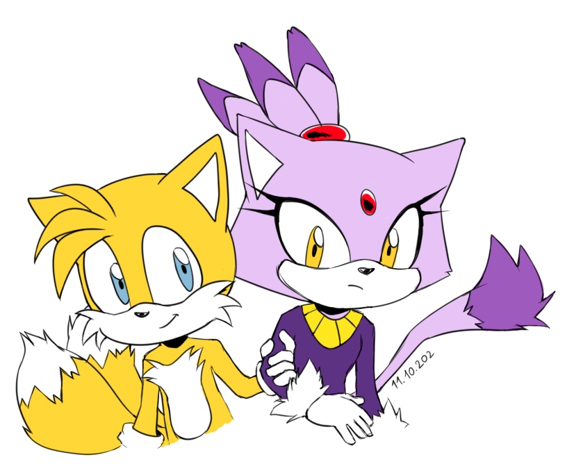 Tailaze Tails X Blaze By Kairum 10 On Deviantart