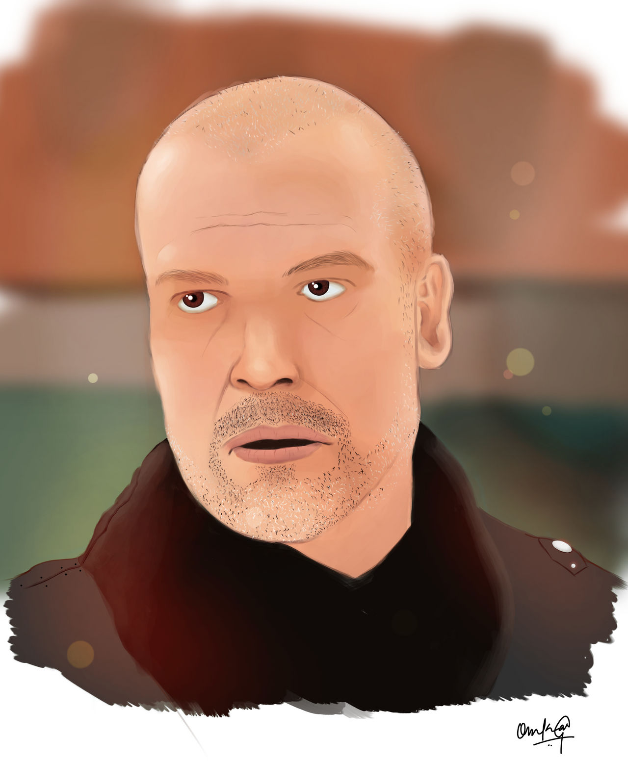 Jim Hopper David Harbour Stranger Things By Omkarghawate On Deviantart