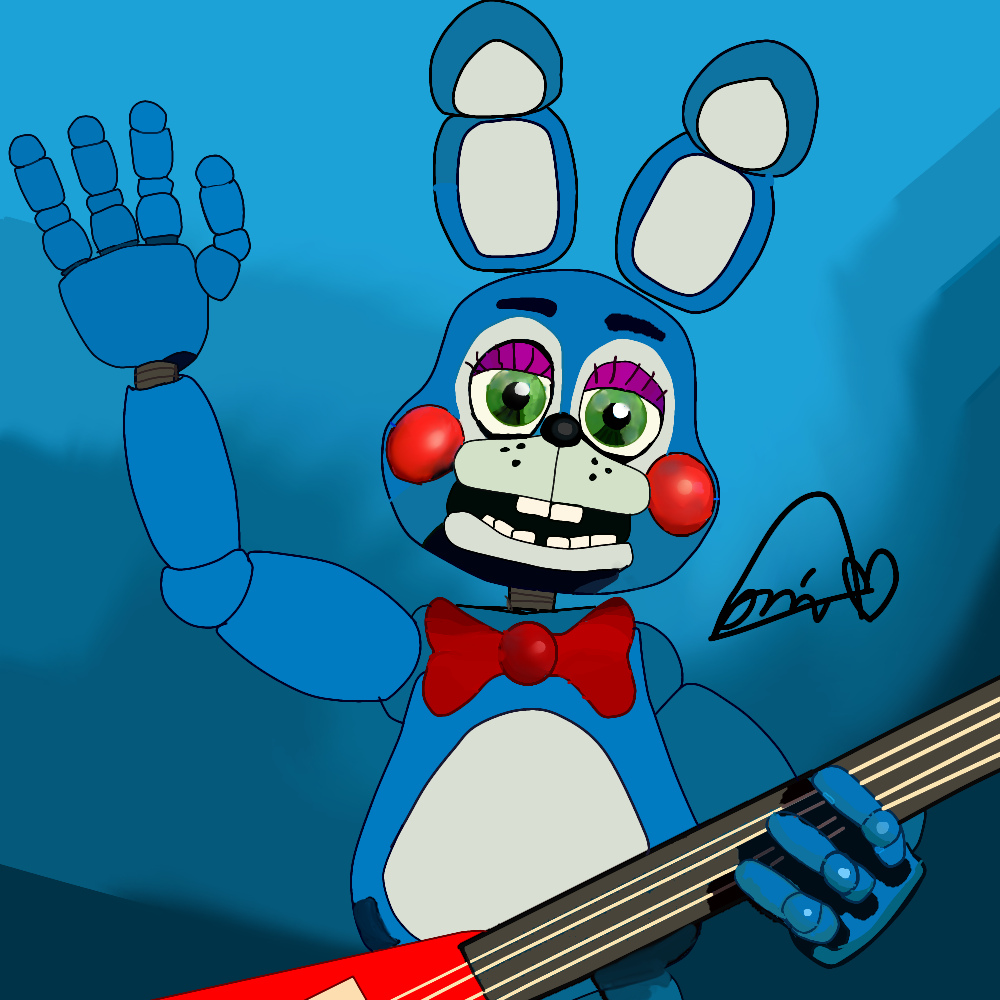 Toy Bonnie FNaF 2 by fixenUwU on DeviantArt Toy Bonnie FNaF 2 by fixenUwU on DeviantArt