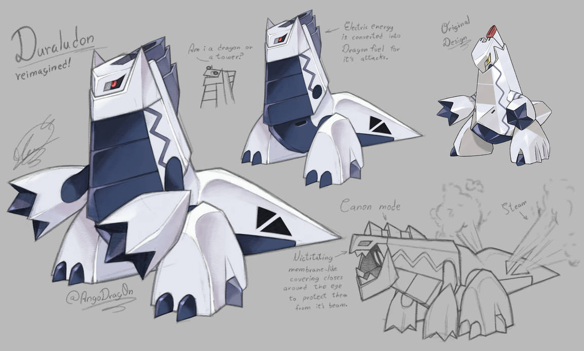 Duraludon Redesign By Angodrag0n On Deviantart