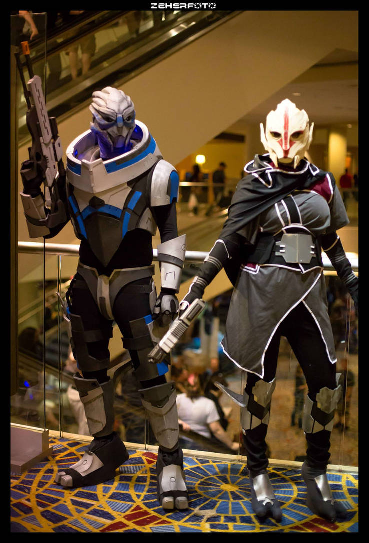 Garrus And Nyreen By Adnarimification On Deviantart