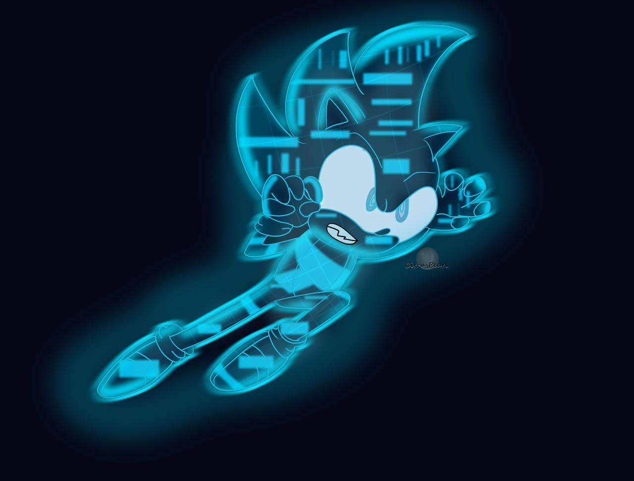 Cyber Super Sonic by CitrusPearl on DeviantArt Cyber Super Sonic by CitrusPearl on DeviantArt