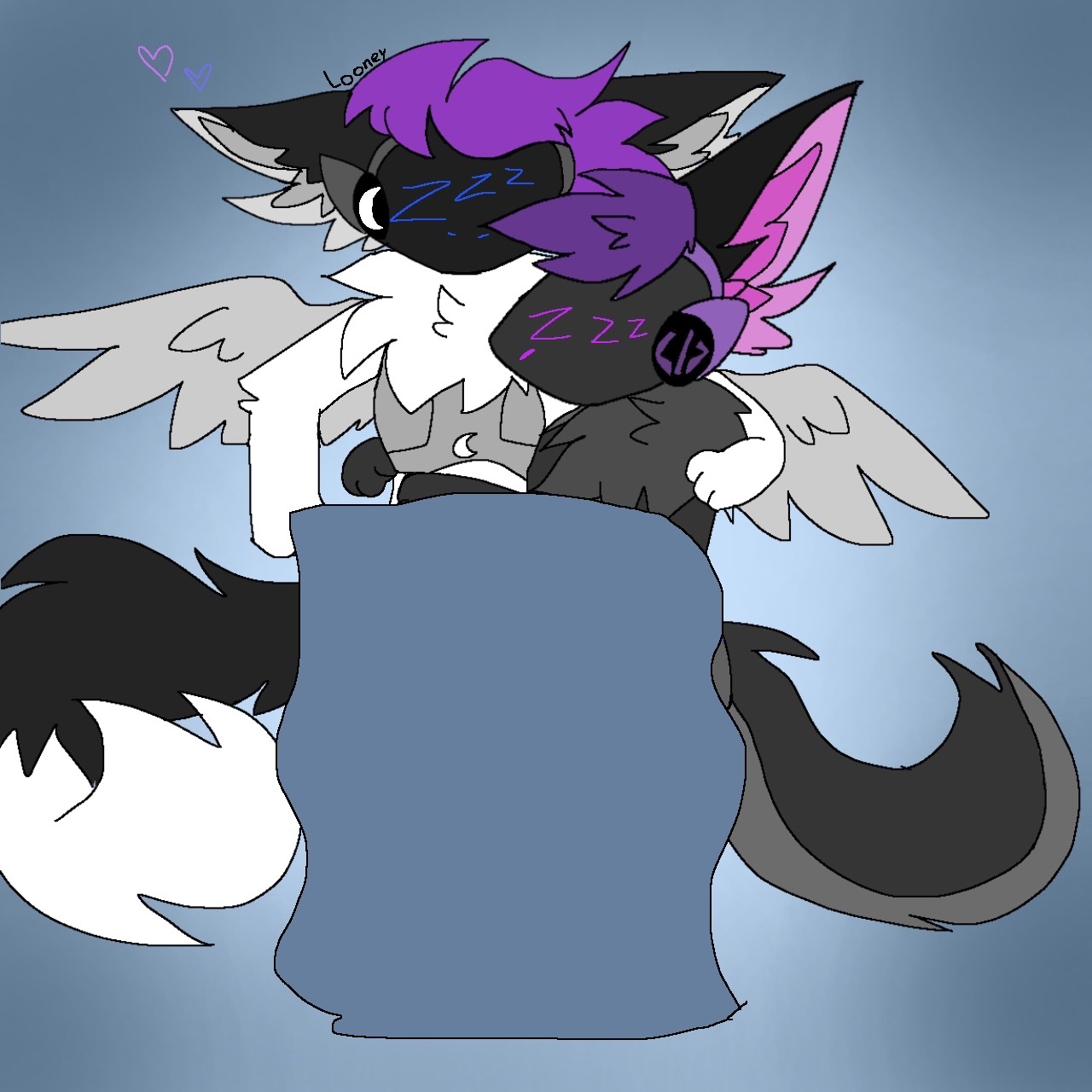 Protogens Cuddling By Looneytunie On Deviantart