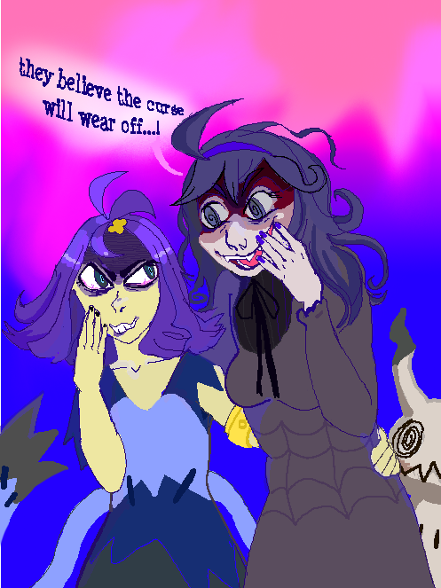 Curse Hex Maniac And Acerola By Halloweengreen On Deviantart