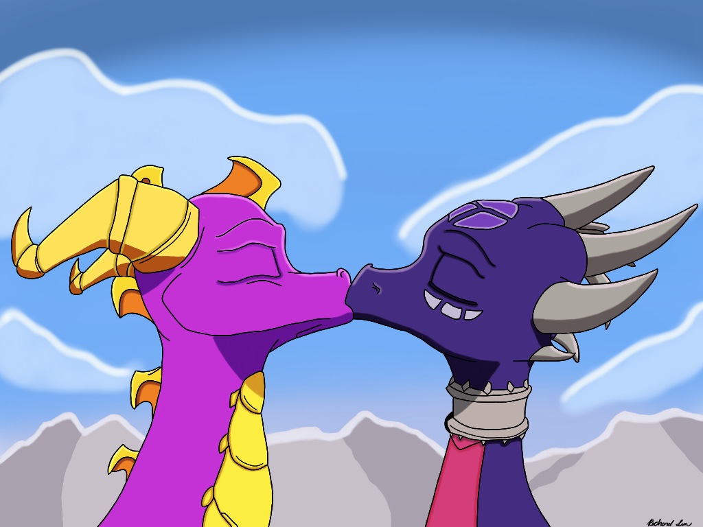 Spyro And Cynder By Spartandragon12 On Deviantart