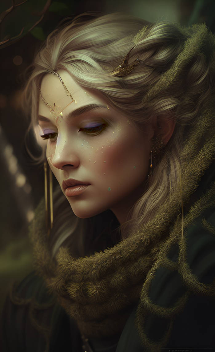Elf Portrait By Krummervogel On Deviantart