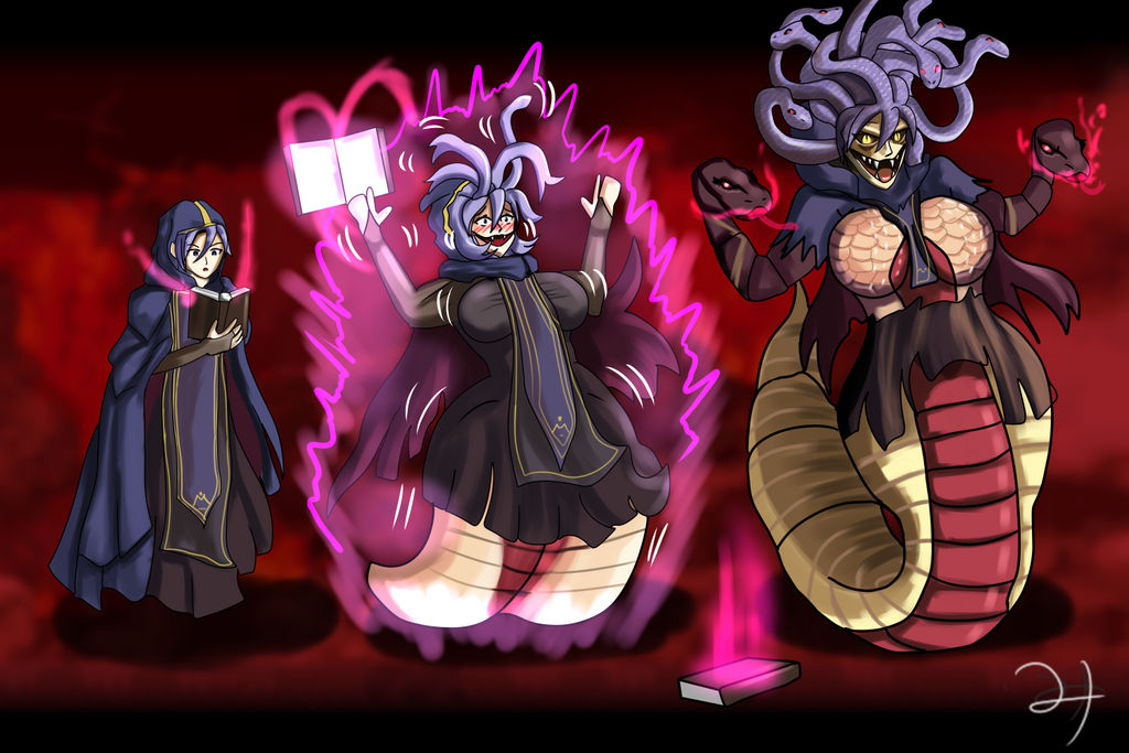 Commission The Gorgon Curse By Miraimiru On Deviantart