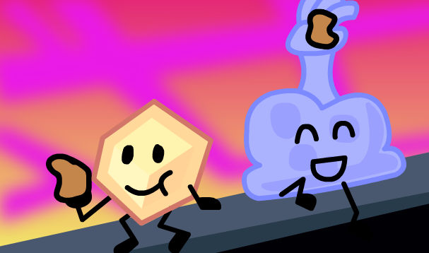 Loser And Winner Eating Chicken Nuggets Bfdi By Voleynik09 On Deviantart