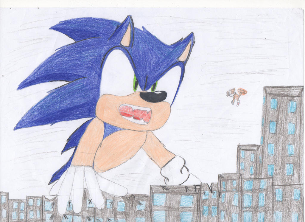 Giant Sonic By Sonic199106 On Deviantart