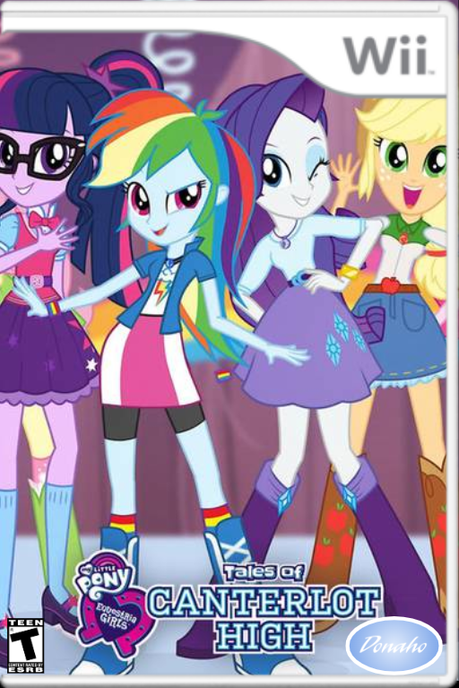 Mlp Eg Tales Of Canterlot High Nintendo Wii By Mnelson2978 On Deviantart