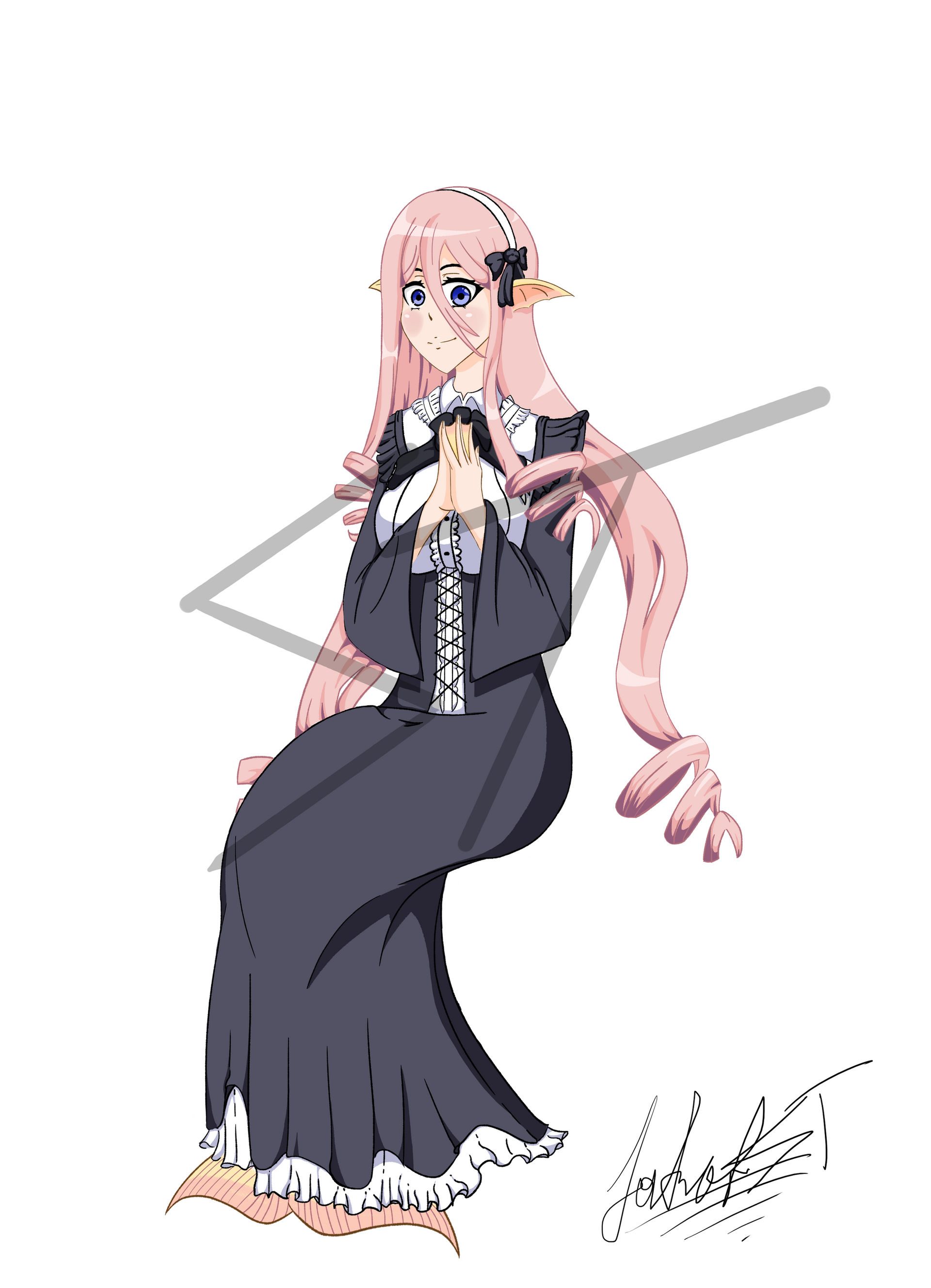 Monster Musume Meroune Lorelei By Stixel On Deviantart