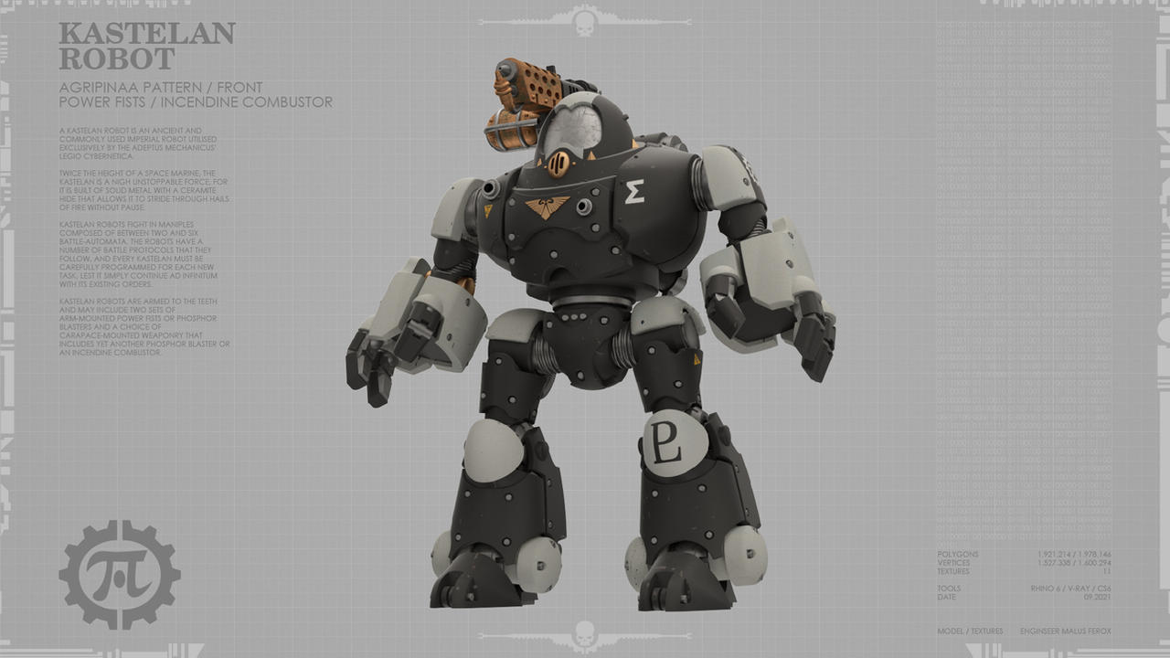 Kastelan Robot Agripinaa Pattern front low by malus-ferox on DeviantArt Kastelan Robot Agripinaa Pattern front low by malus-ferox on DeviantArt