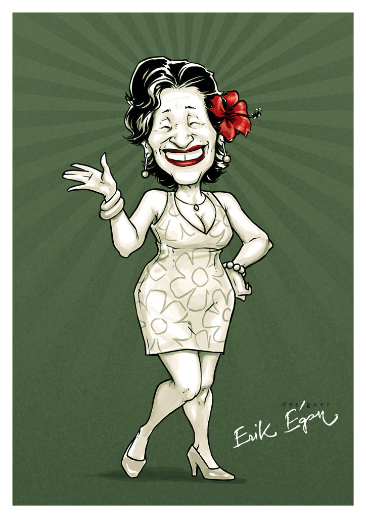 Caricature Aunt Rita By Erikegon On Deviantart