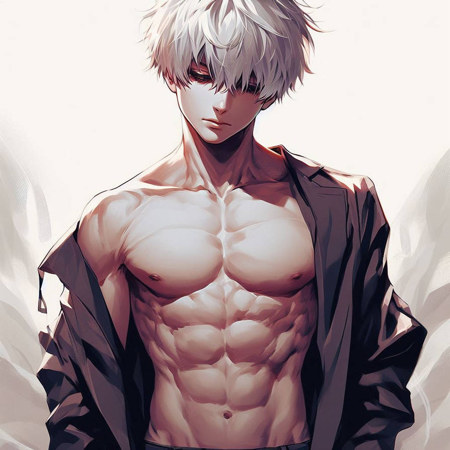 Ken Kaneki Shirtless And Majestic 1 Ai By Conscious0bserver On