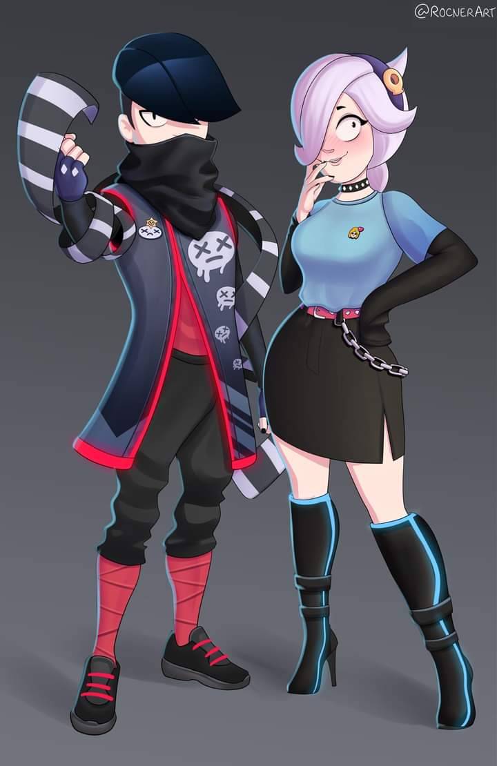 Brawl Stars Sexy Colette X Edgar By 7uzumakinaruto On Deviantart