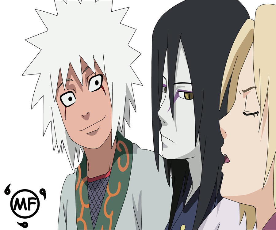 Jiraiya Orochimaru Tsunade By Tomato Field On Deviantart