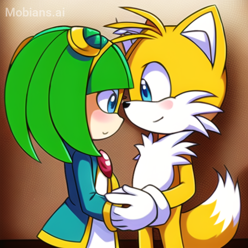 Cosmo And Tails Holding Hands By Mechtail74 On Deviantart