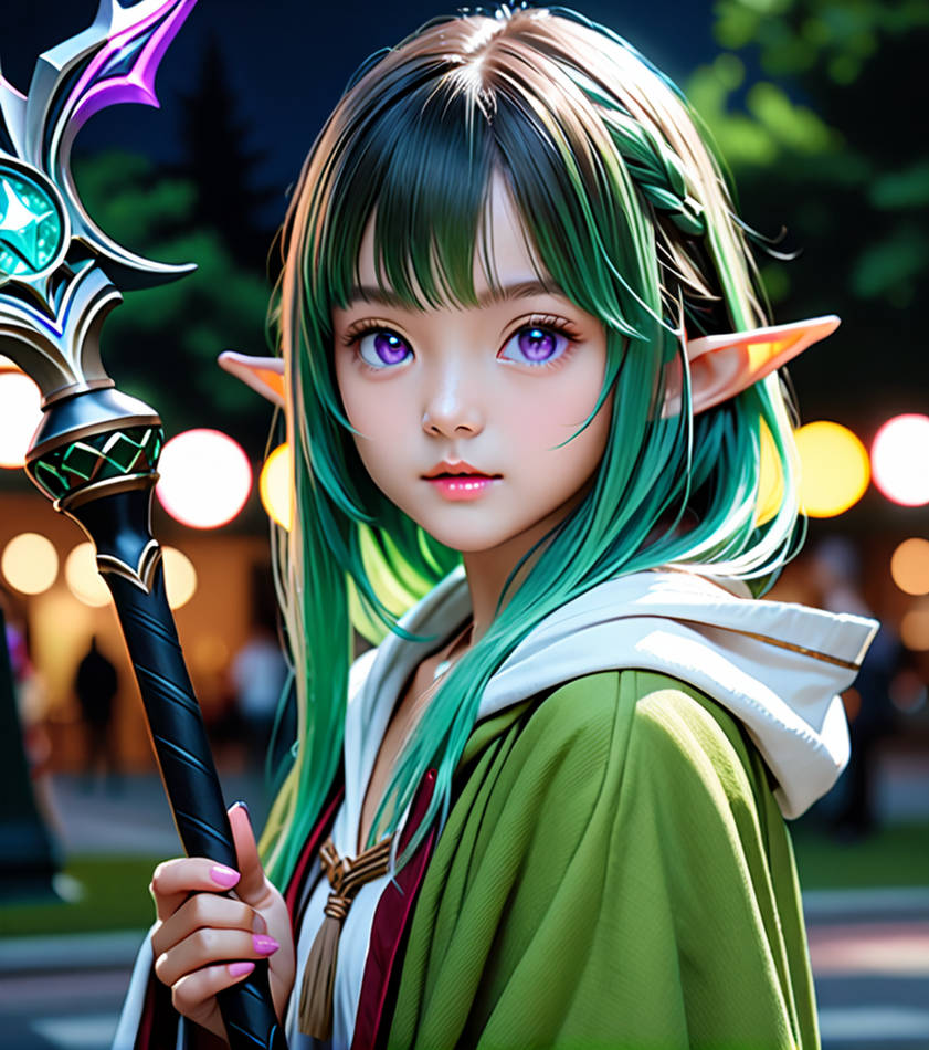 Cute Elf Girl By Protonovadarkstar On Deviantart