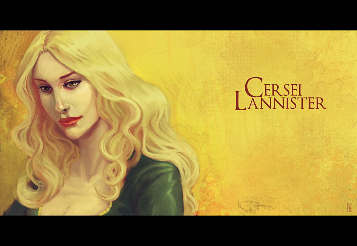Cersei speedpainting - updated by Pojypojy on DeviantArt