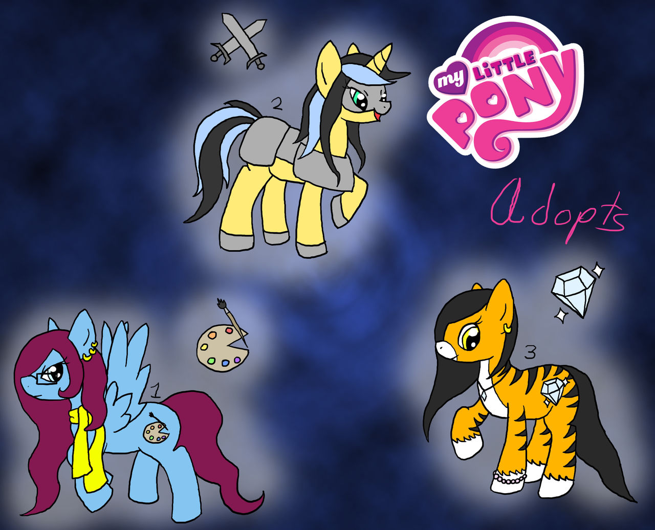 MLP Adopts 5 --CLOSED-- by NegativeDiamond on DeviantArt MLP Adopts 5 --CLOSED-- by NegativeDiamond on DeviantArt
