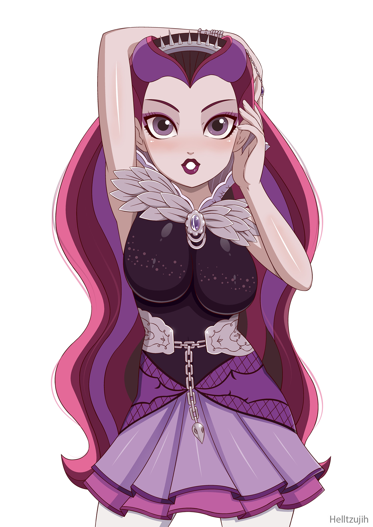 Commission Raven Queen By Helltzujih On Deviantart