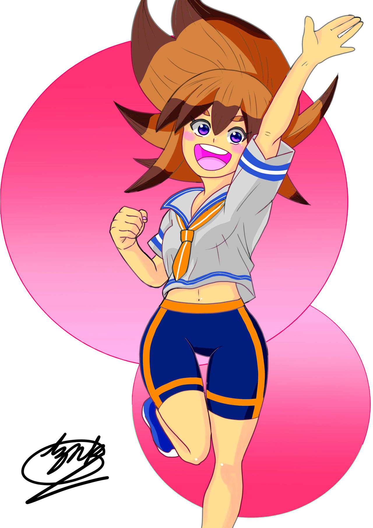 Genki Oc Girl By Regent8style On Deviantart
