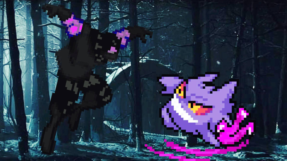 Noob Saibot vs Gengar Sprite Art by D2thag23 on DeviantArt Noob Saibot vs Gengar Sprite Art by D2thag23 on DeviantArt
