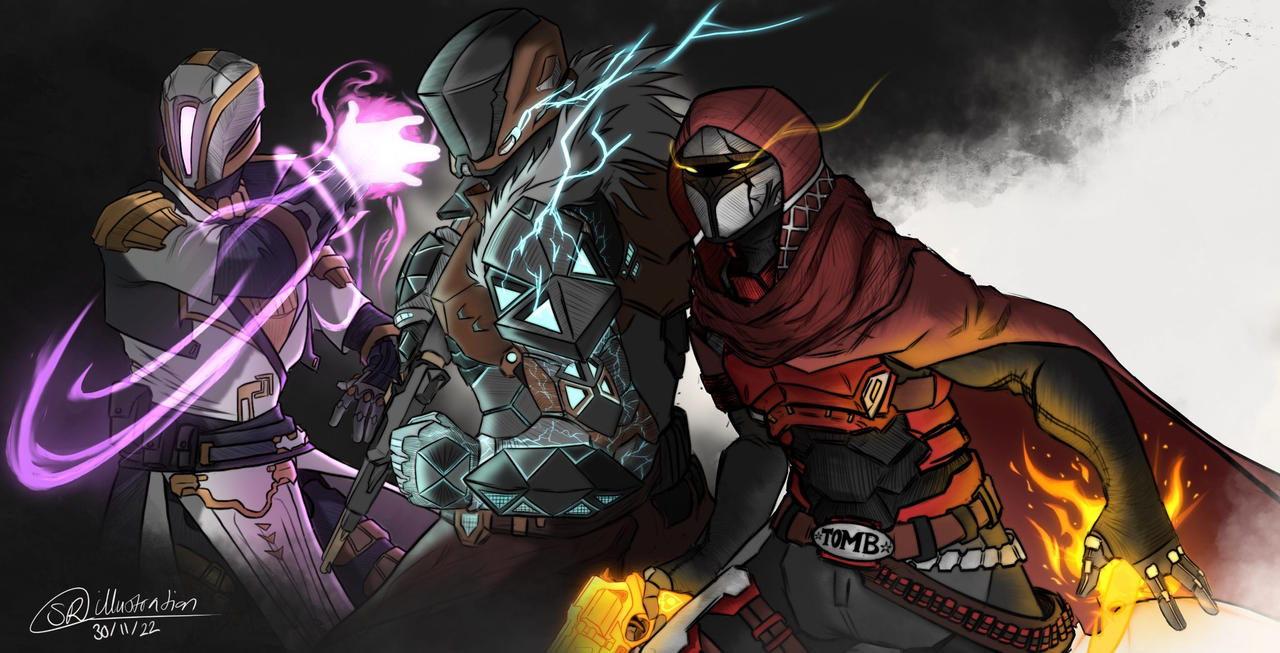 Destiny 2 Empowered Trio by SRillustration256 on DeviantArt Destiny 2 Empowered Trio by SRillustration256 on DeviantArt