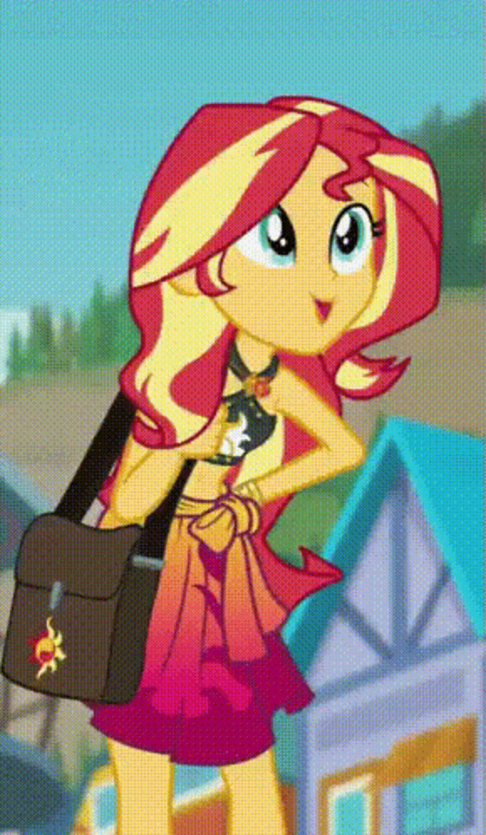 Me Pose And Smile Sunset Shimmer By Benjirivera1991 On Deviantart