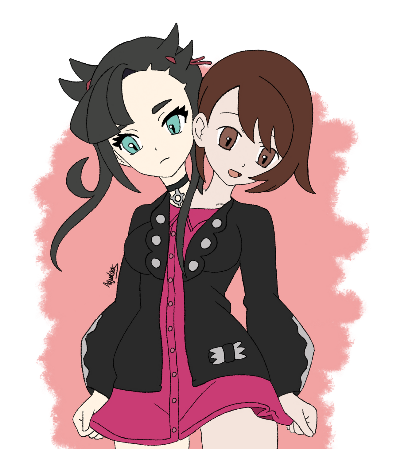 Pokemon Marnie X Gloria Clash Of Styles By Probablyaquilaas On